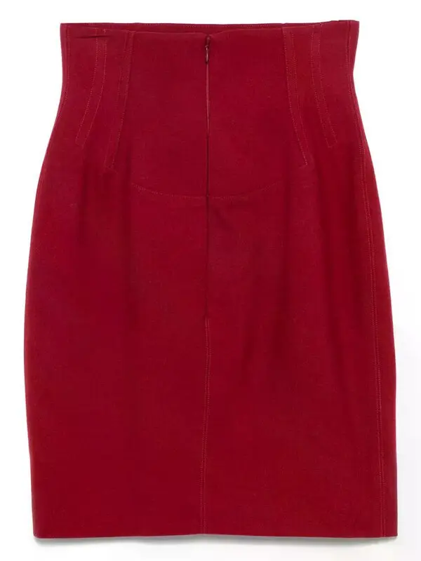 Alaïa 1990s Wool Mini Skirt