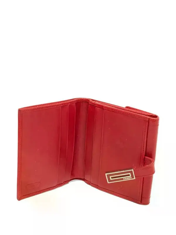 COACH VINTAGE Pre-owned Leather Metal-accent Wallet