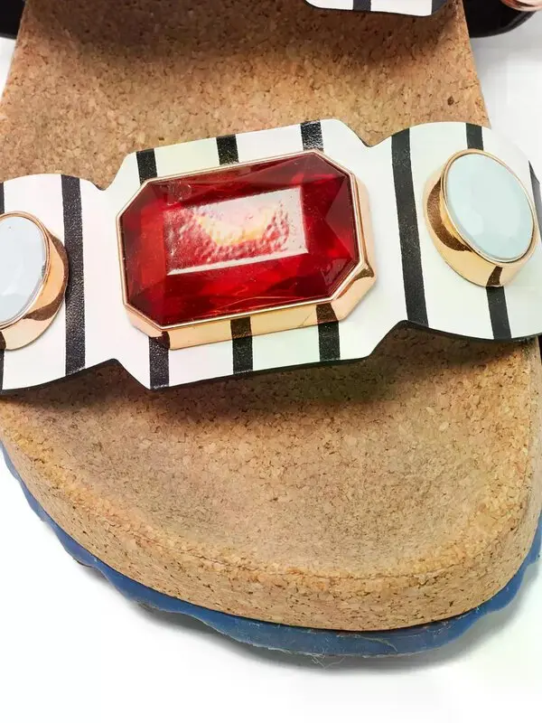 SOPHIA WEBSTER Gem-embellished Platform Sandals