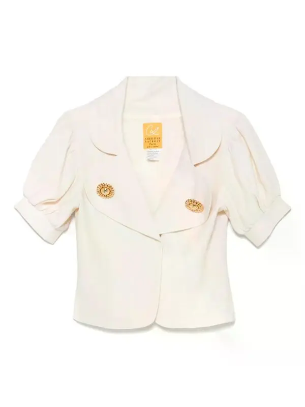 Christian Lacroix 2000s Linen-mohair Jacket