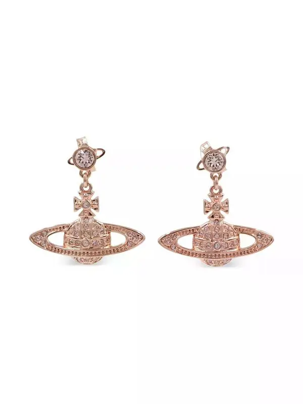 VIVIENNE WESTWOOD Orb Drop Earrings - Pink