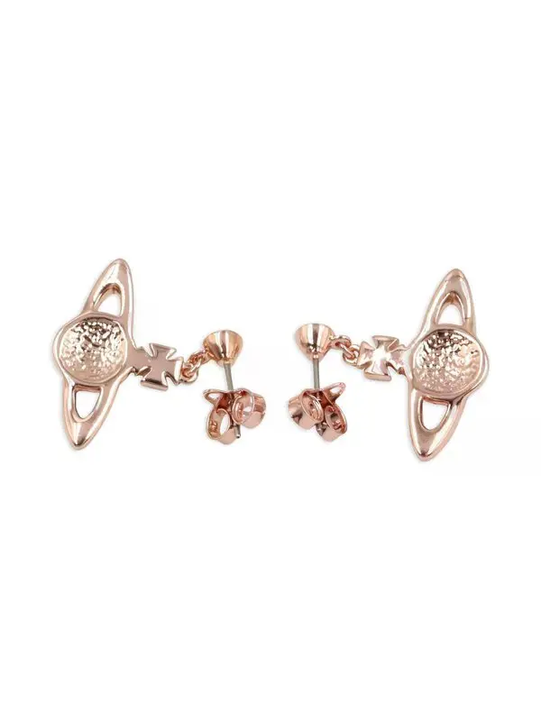 VIVIENNE WESTWOOD Orb Drop Earrings With Crystal Embellishment