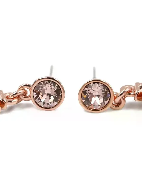 VIVIENNE WESTWOOD Orb Drop Earrings With Crystal Embellishment