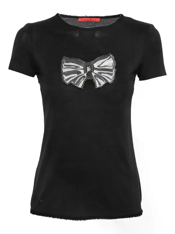 Carolina Herrera Bow-applique T-shirt