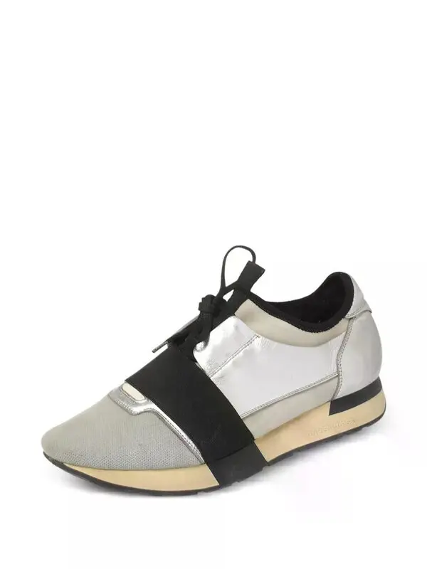 Balenciaga Race Runner Sneakers - Silver