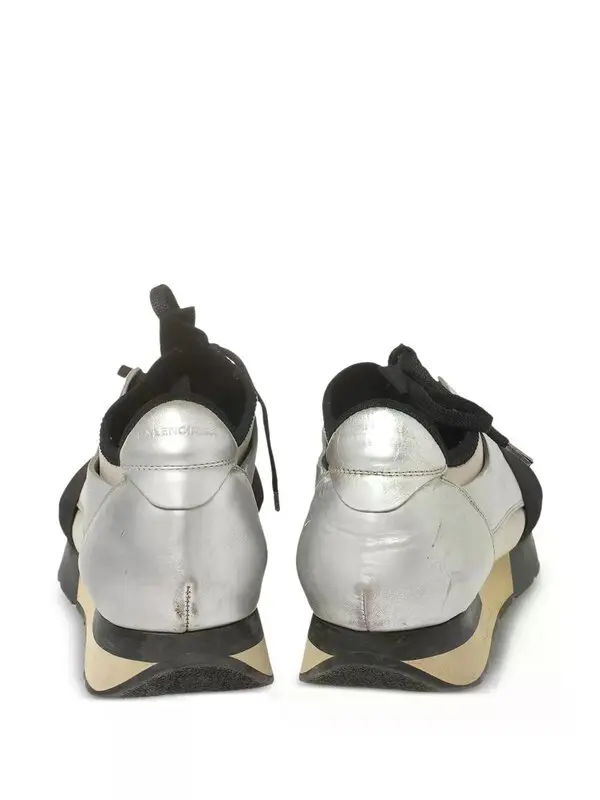 Balenciaga Race Runner Sneakers - Silver