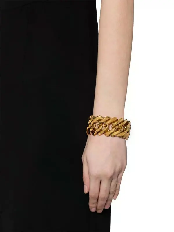 Saint Laurent Curb-chain Chunky Bracelet