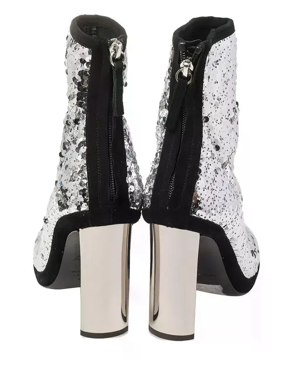GIUSEPPE ZANOTTI 100mm Sequin-embellished Boots