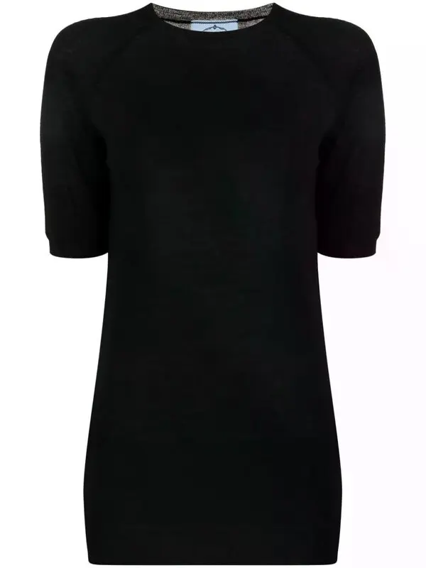 Prada Wool Short-sleeve Top
