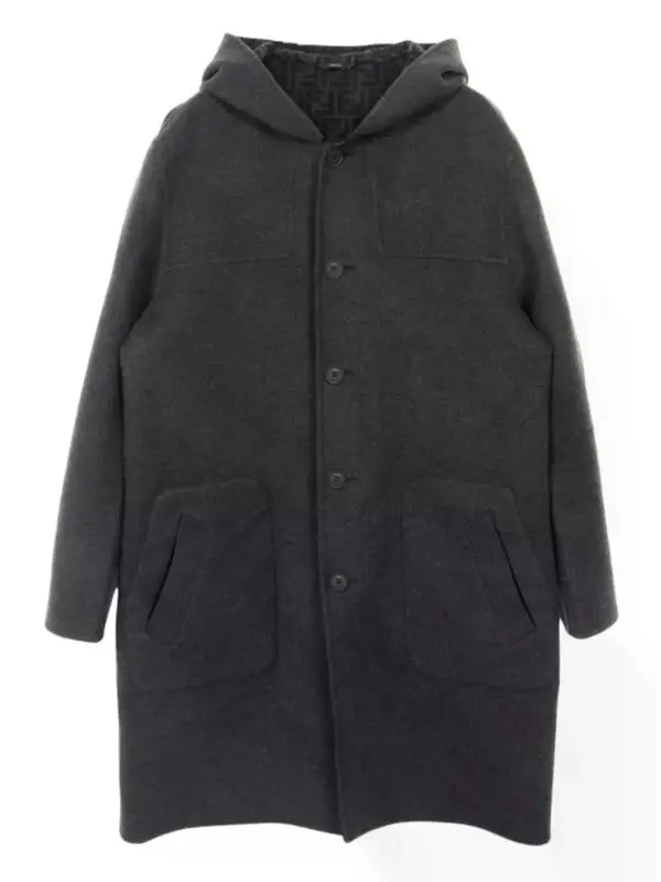 Fendi Reversible Hooded Coat