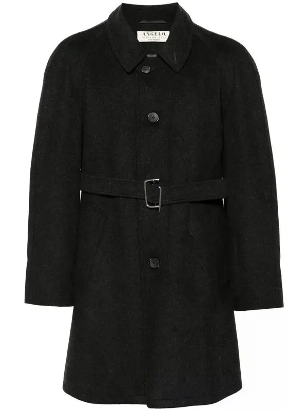 A.N.G.E.L.O. VINTAGE CULT 1990s Belted Virgin Wool Coat