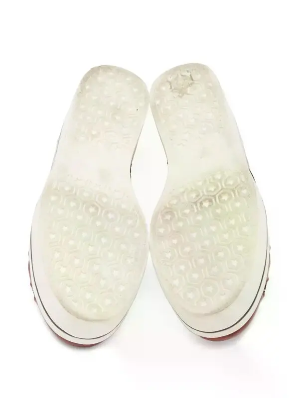 Stella McCartney Star-patch Platform Loafers - Red
