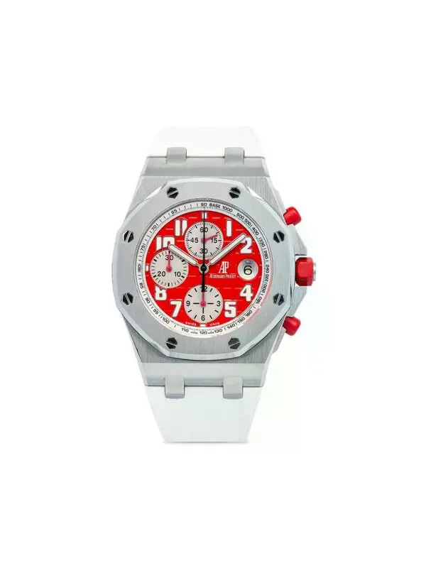 AUDEMARS PIGUET Royal Oak 42mm Chronograph Watch - Red