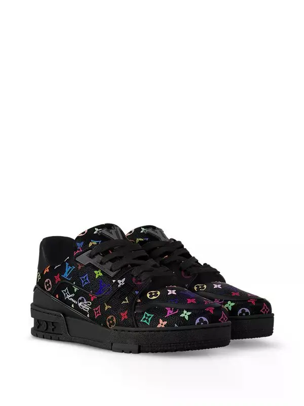LOUIS VUITTON Takashi Murakami Trainer Sneakers - Black/multi