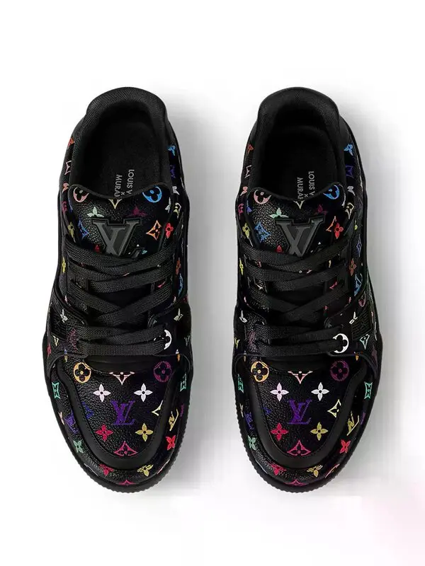 LOUIS VUITTON Takashi Murakami Trainer Sneakers - Black/multi
