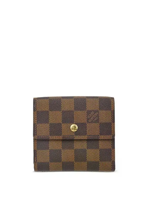 LOUIS VUITTON 2008 Portefeuille Elise Wallet - Brown