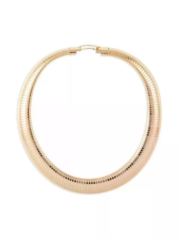 SUSAN CAPLAN 1980s Flex Necklace - Gold