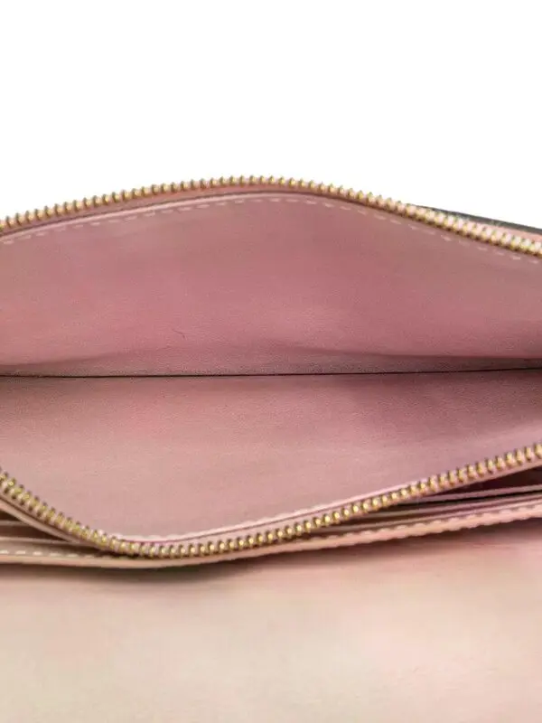 LOUIS VUITTON Monogram Flore Wallet On Chain Crossbody Bag - Brown