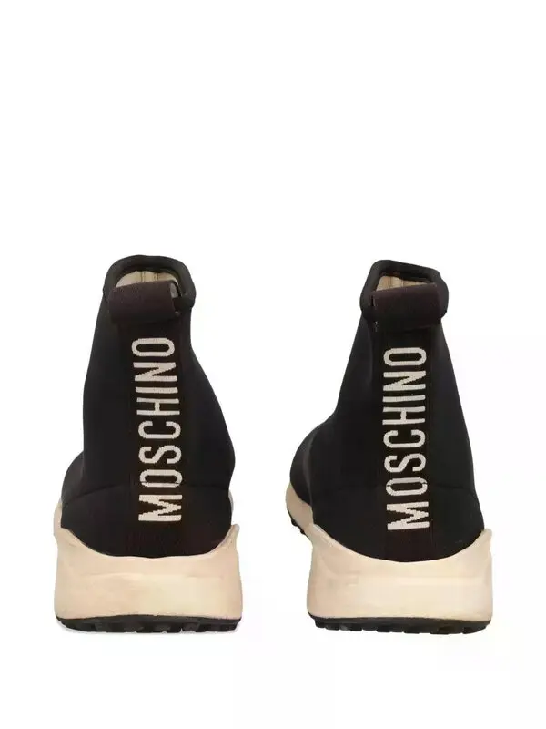 Moschino Logo-detail Sock Sneakers
