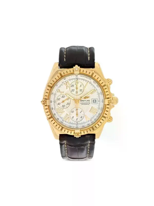 Breitling Crosswind 43mm Chronograph Watch - Gold