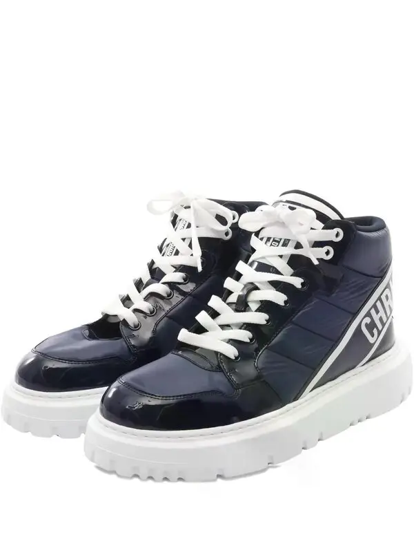 Dior D-player High-cut Sneakers - Blue
