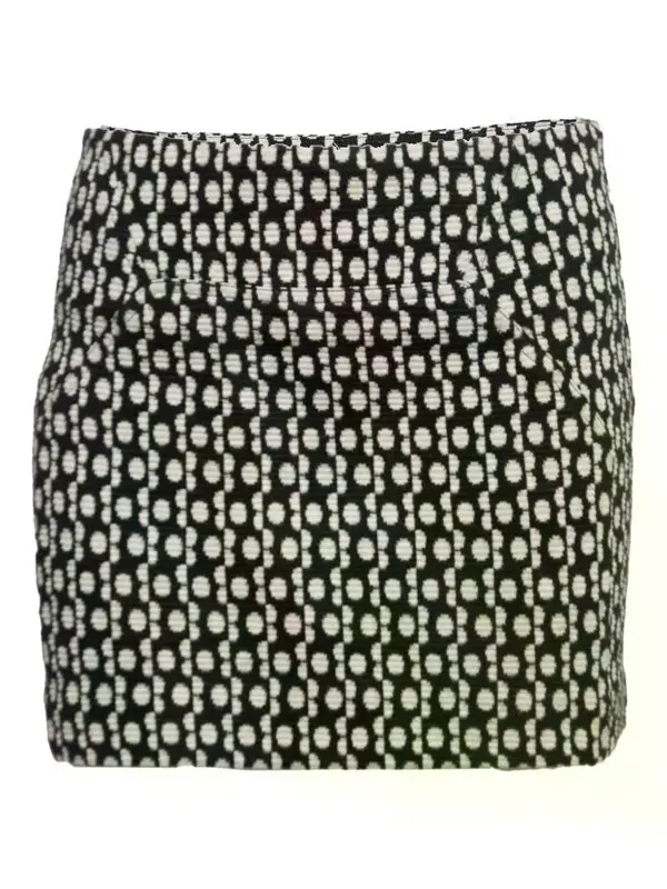 Diane Von Furstenberg Vintage Jacquard Mini Skirt