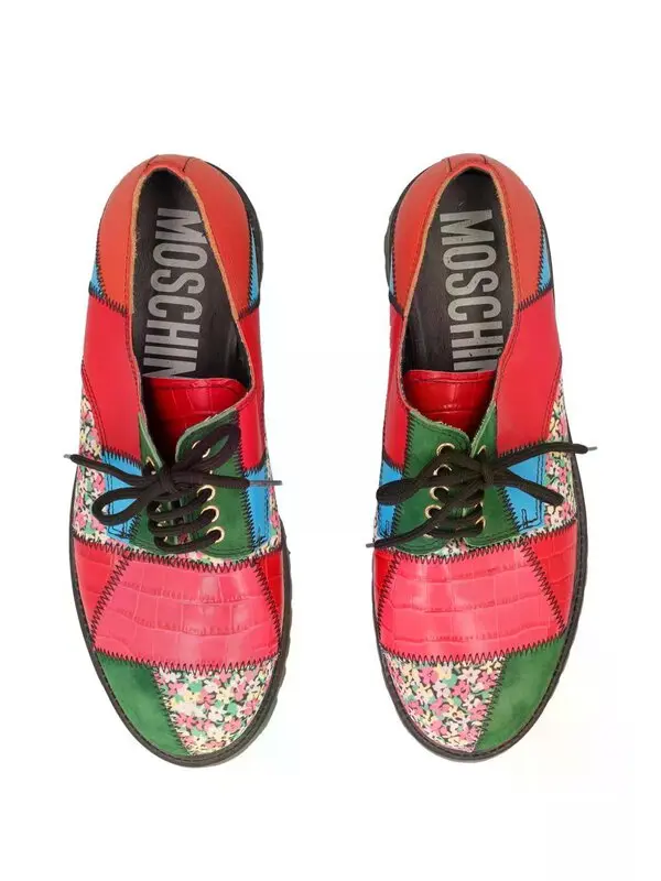 Moschino Patchwork Derby Shoes