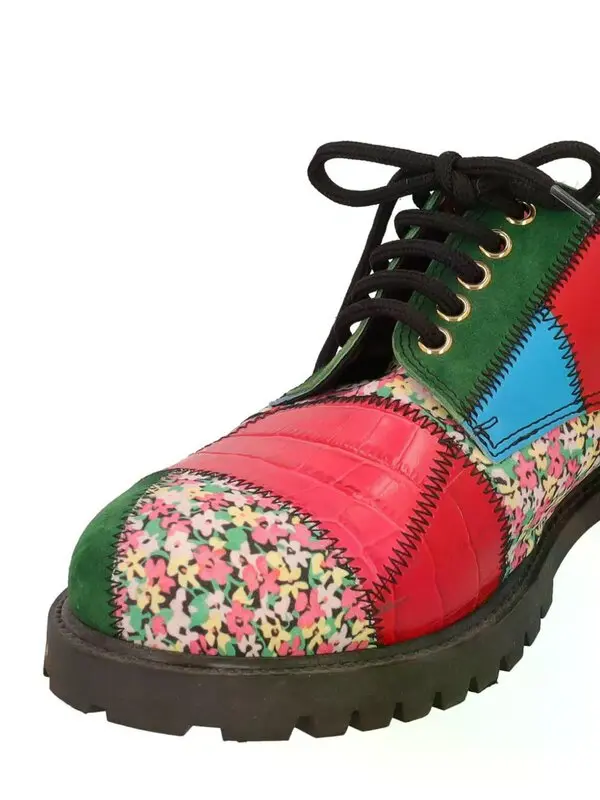 Moschino Patchwork Derby Shoes