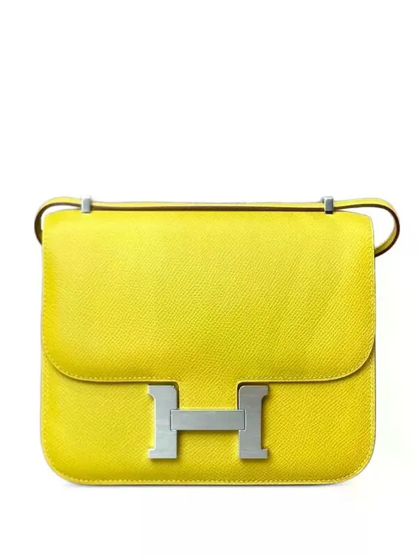 Hermès 2023 Constance 18 Mini Bag - Yellow