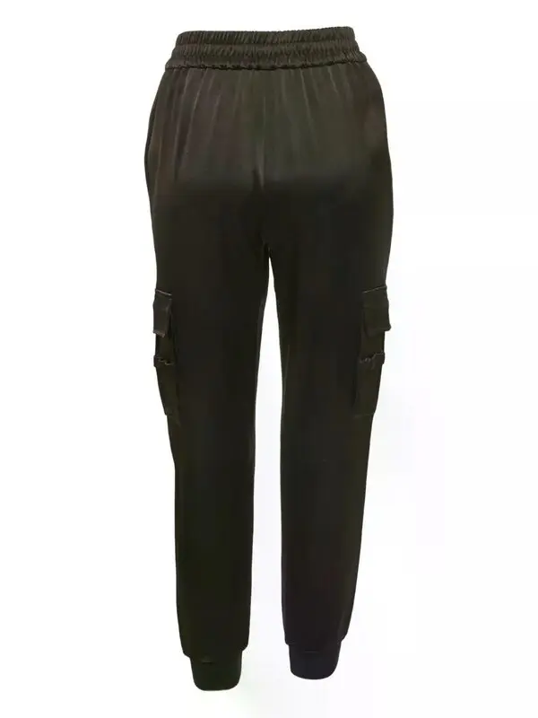 Alice + Olivia Satin Cargo Trousers
