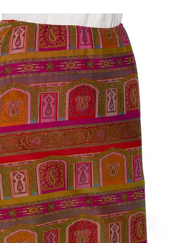 Etro Paisley-print Knee-length Skirt