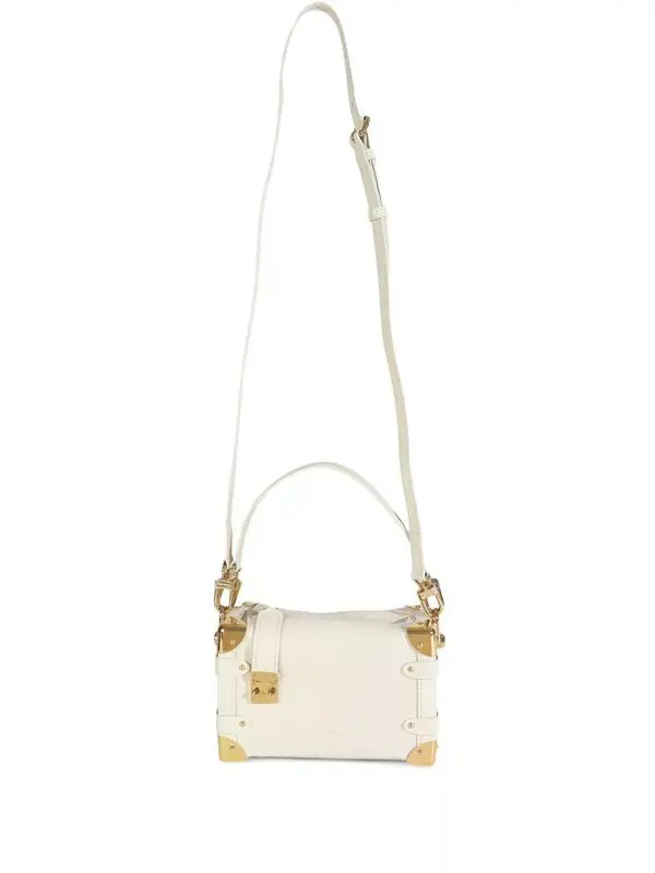 LOUIS VUITTON Side Trunk Pm Corner-detail Shoulder Bag - White