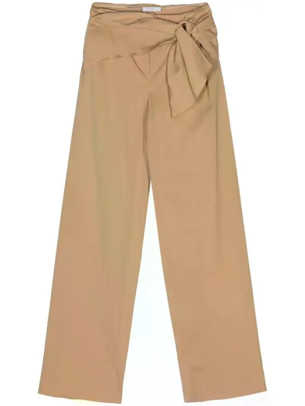 Prada 1990s Belted Straight-leg Trousers