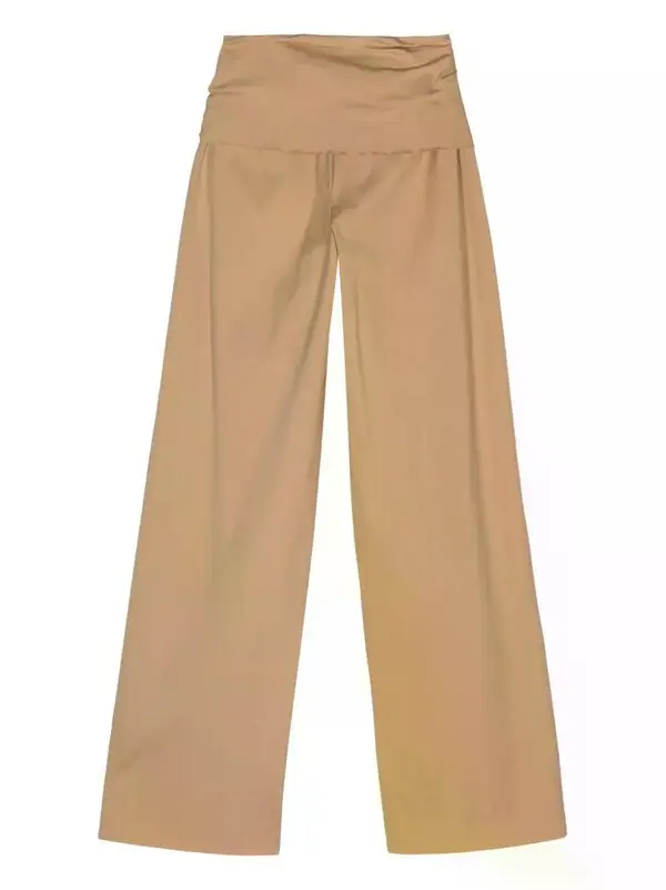Prada 1990s Belted Straight-leg Trousers