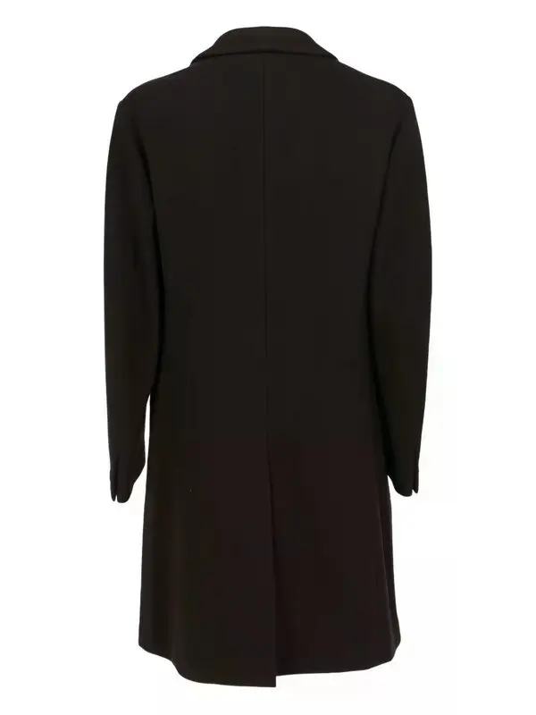ROMEO GIGLI 1990s Striped Single-breasted Coat - Brown