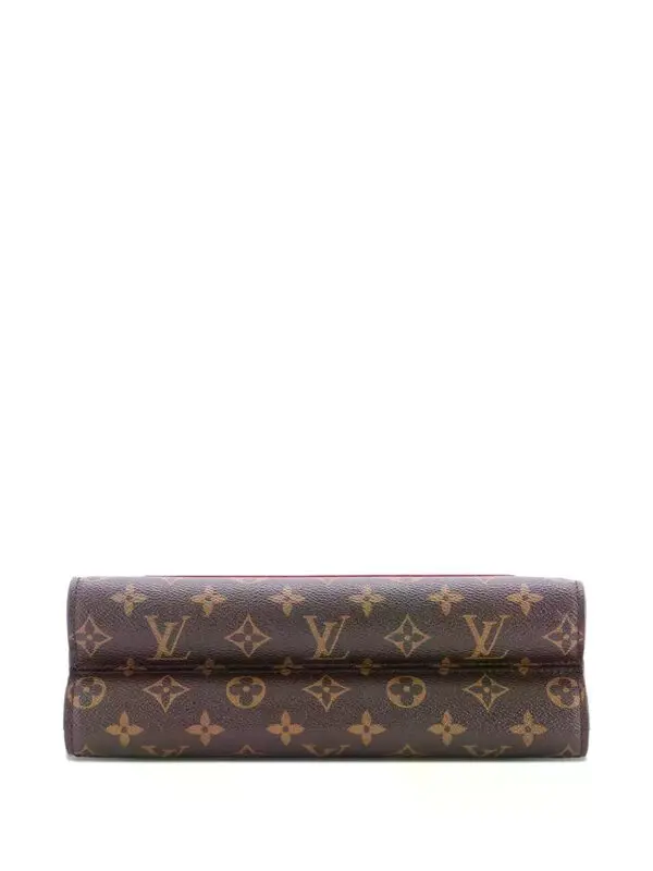 LOUIS VUITTON Victoire Handbag Monogram Canvas And Leather Shoulder Bag - Brown