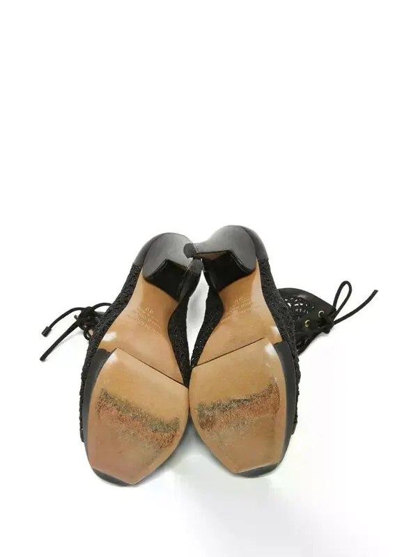 NICHOLAS KIRKWOOD 130mm Lace Platform Booties