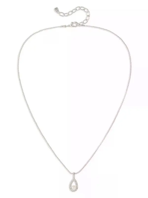 Nina Ricci 1990s Rhodium-plated Necklace - Silver