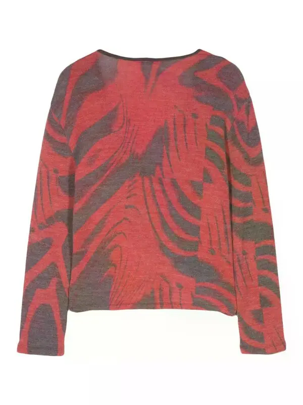 Versace Abstract Pattern Knitted Jumper