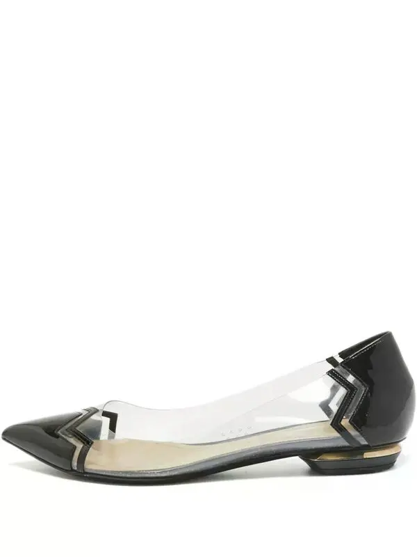 NICHOLAS KIRKWOOD Clear Panel Pointed Pumps