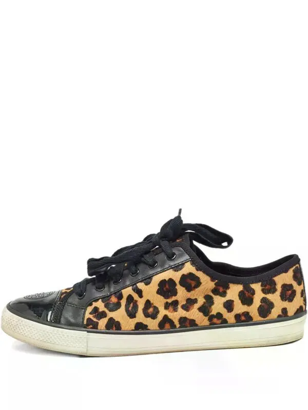 Tory Burch Marin Ocelot Sneakers