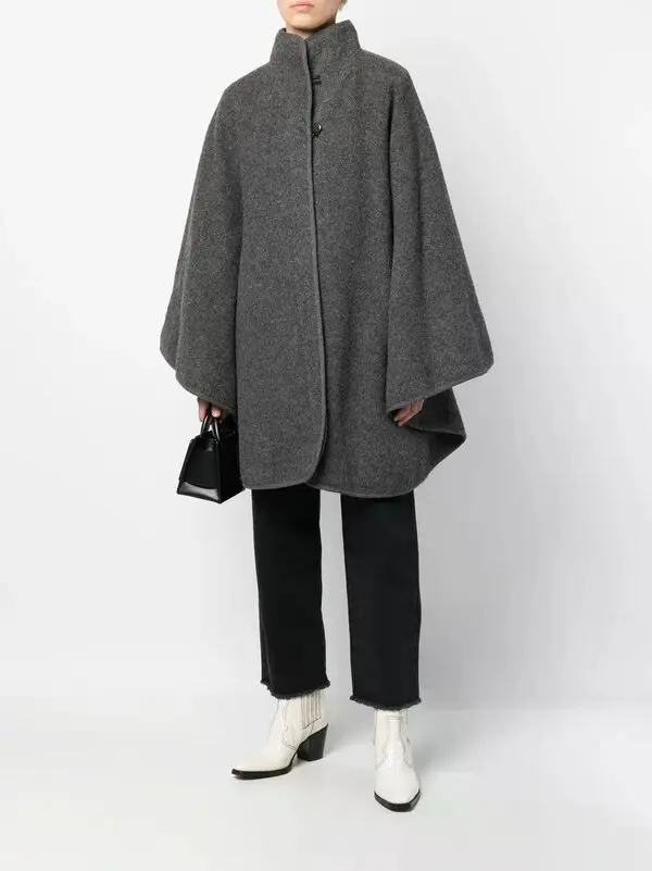 A.N.G.E.L.O. VINTAGE CULT 1970s Stand-up Collar Cape