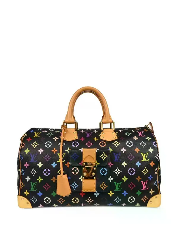 LOUIS VUITTON X Takashi Murakami 2011 Speedy 40 Handbag - Black