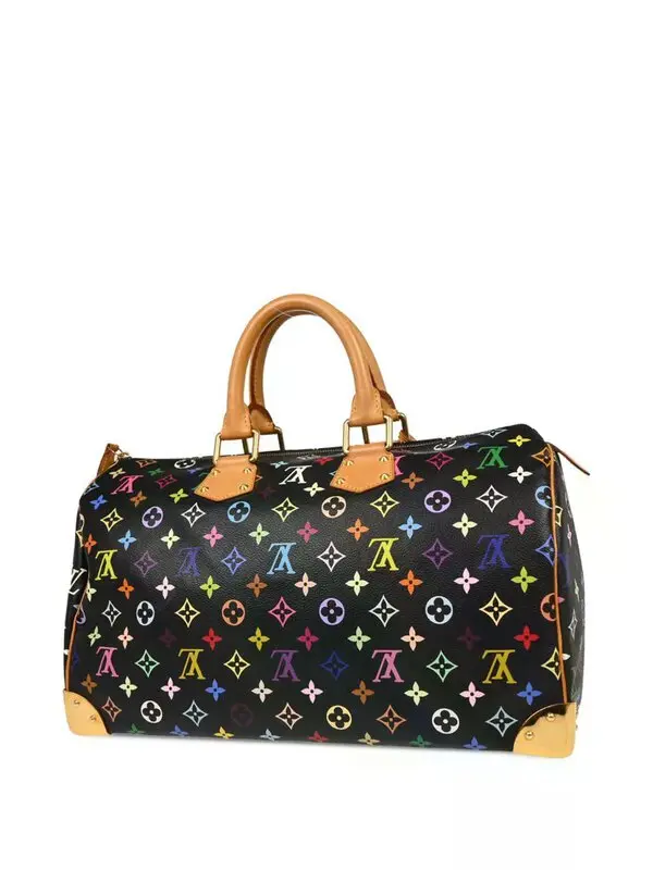 LOUIS VUITTON X Takashi Murakami 2011 Speedy 40 Handbag - Black