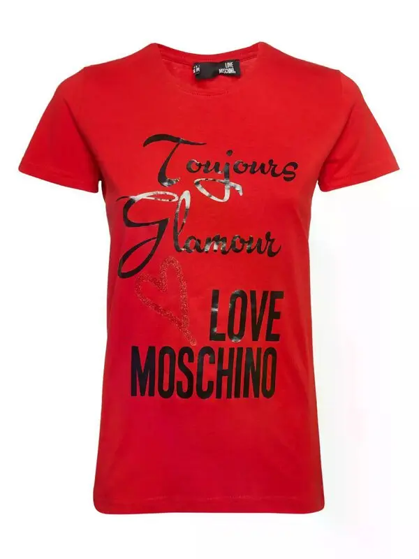 Moschino Slogan-print T-shirt