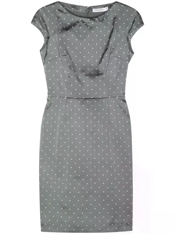 Dior 2000s Polka-dot Midi Dress