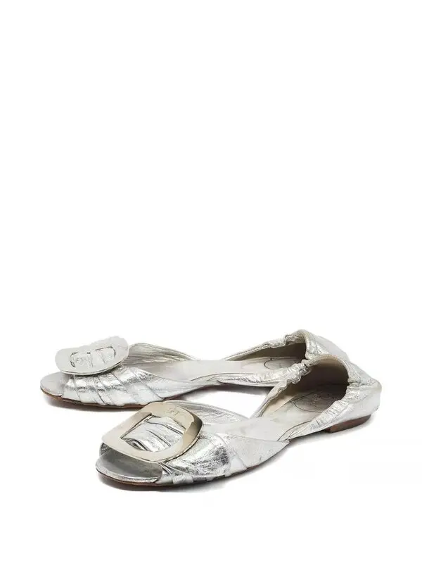 ROGER VIVIER Buckle Leather Flats