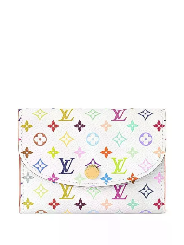 LOUIS VUITTON X Murakami Rosalie Monogram Wallet - White