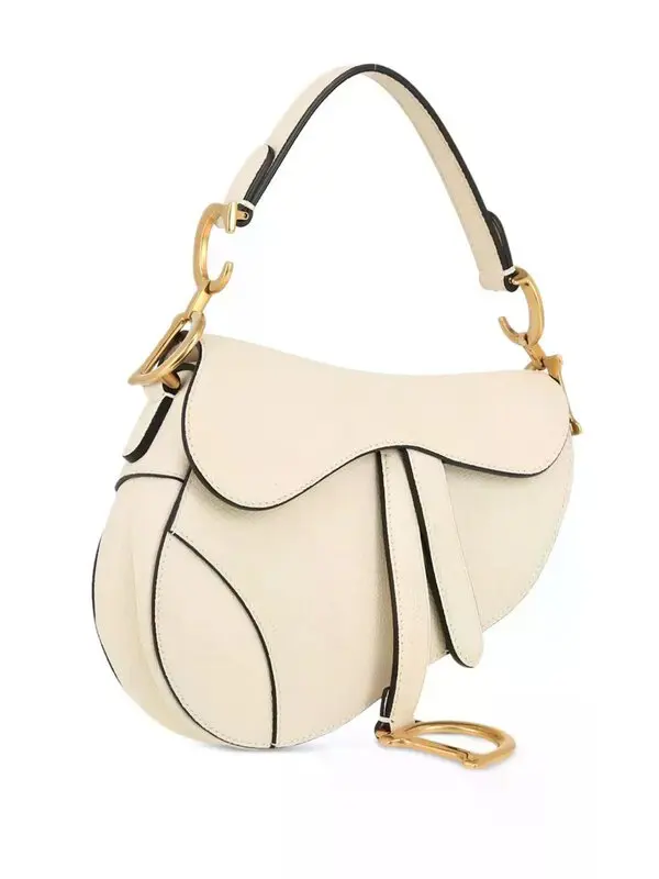 Dior Saddle Shoulder Bag - White