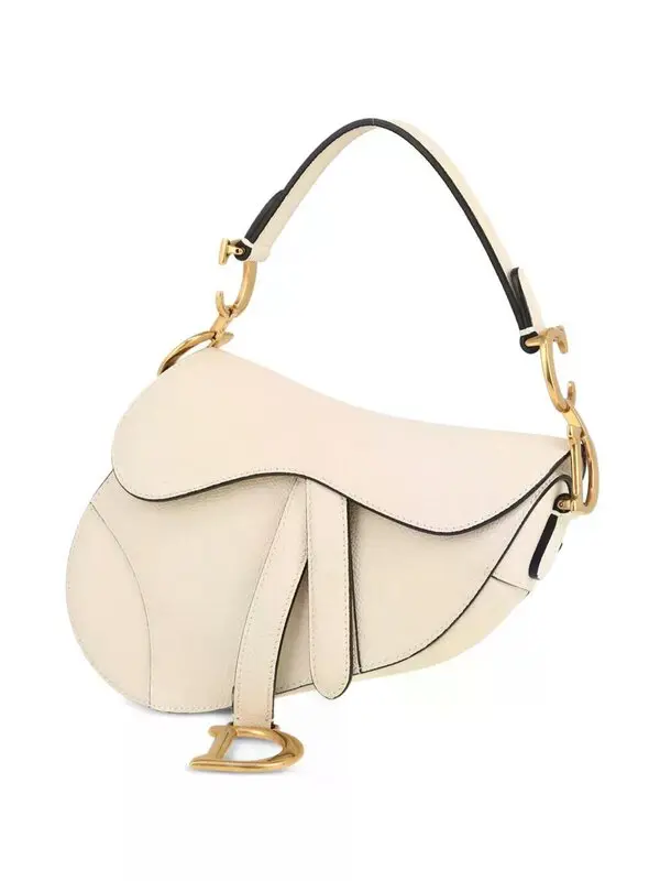Dior Saddle Shoulder Bag - White